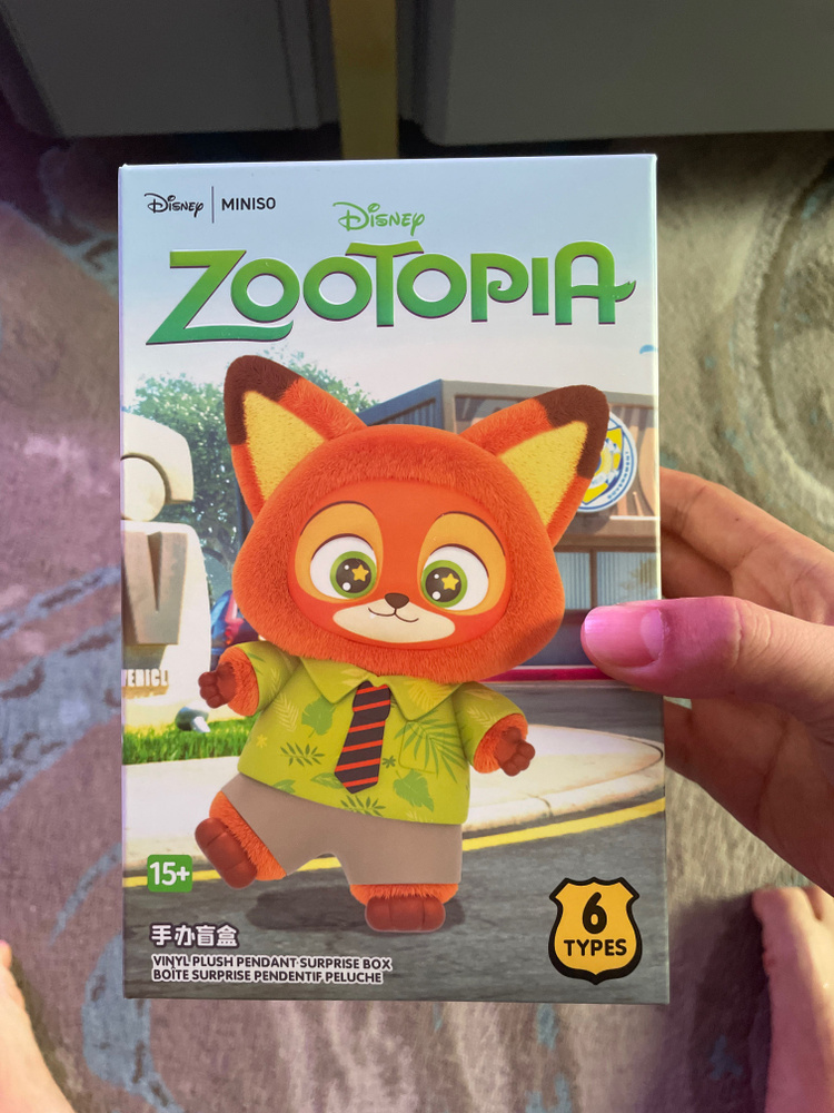 Zootopia Лабубу Стич Labubu Stitch Игрушка сюрприз Blind Box miniso ...