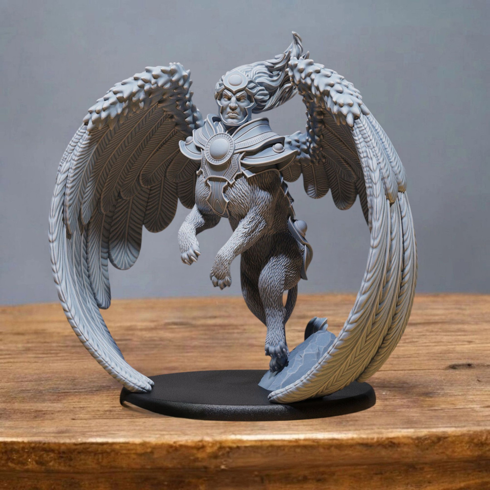 Андросфинкс ( Sphinx Prime) v2 миниатюра для настольных игр ДнД, РНИ ...