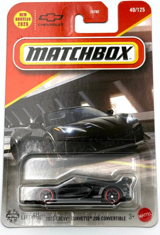 Машинка Matchbox 2025 1/64 Car Model Toy 2023 CHEVY CORVETTE Z06 ...