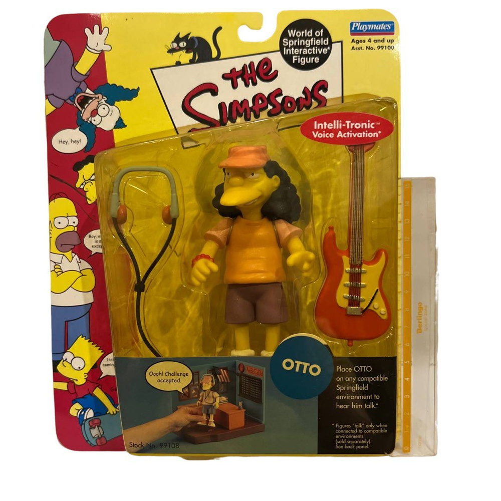 Otto The Simpsons Playmates / Фигурка Отто Симпсоны купить на OZON по ...