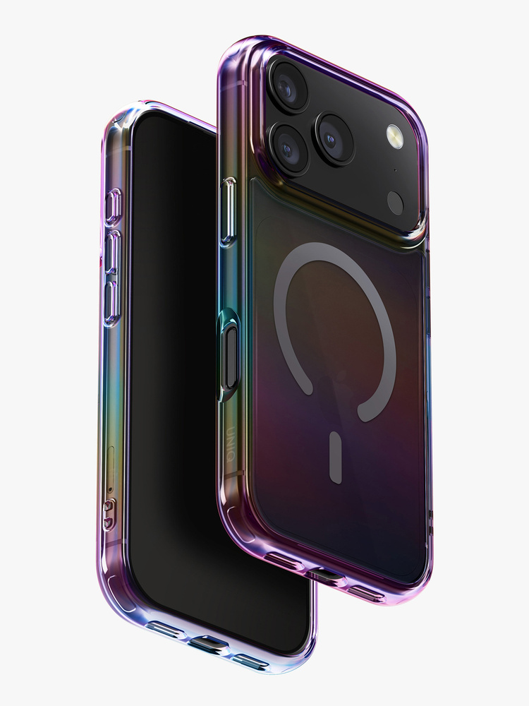 Чехол Uniq на iPhone 17 Pro, Iridescia Magsafe, с защитой камеры ...