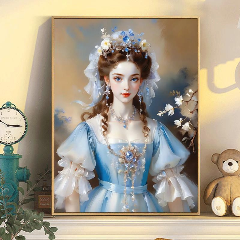 Набор для вышивания крестиком, вышивка крестиком "Мечтательная красивая девушка" 11CT 3 нити ...