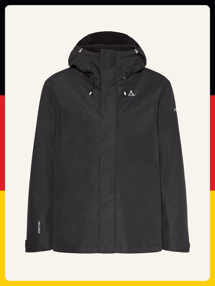 Куртка Мужской Schoffel черный, размер 58 На любой сезон Не указана ...