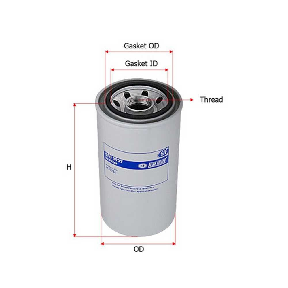 Фильтр масляный SURE FILTER SFO3937 CUMMINS купить на OZON по низкой ...