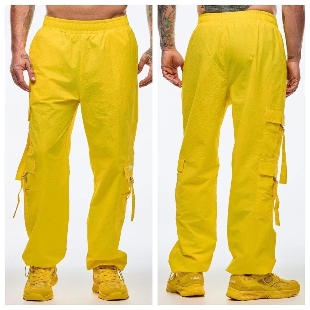Брюки Женский, Мужской ZUMBALAND желтый для спорта Политекс Спортивный ...