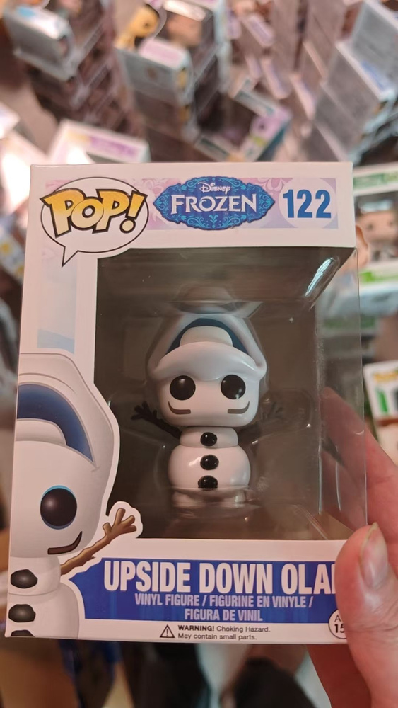 Фигурка FunkoPOP! Disney 122# UPSIDE DOWN OLAF купить на OZON по низкой ...