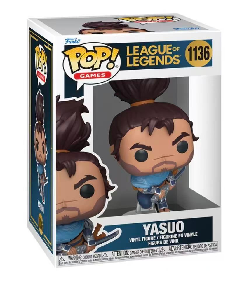 POP! ФИГУРКА ИЗ ВИНИЛА GAMES 1136 League of Legends Yasuo 11 CM купить ...