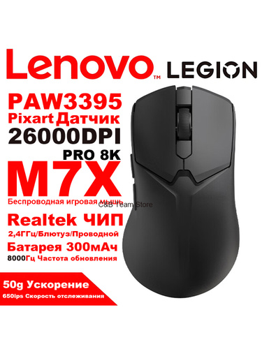 16 отзыв на Lenovo Игровая мышь беспроводная, черный от покупателей OZON