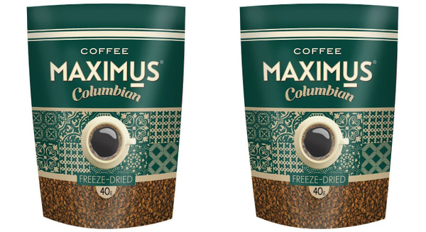 MAXIMUS Кофе сублимированный Columbian, 40 г, 2 уп купить на OZON по ...
