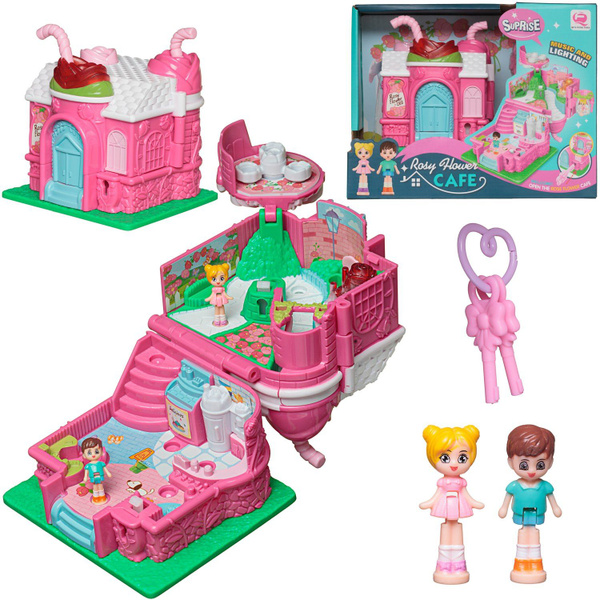 Кукольный дом-трансформер Junfa Кафе на батарейках купить на OZON по низкой цене (1850055143)