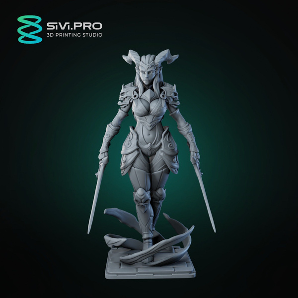 Вопросы и ответы о Охотница на демонов (тифлинг/воин) 1шт миниатюра ДнД DnD 32мм – OZON (1623668196)