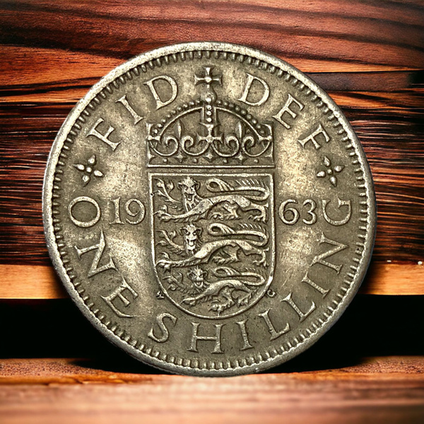 Монета Великобритания 1 шиллинг 1963 года. Елизавета II купить на OZON по низкой цене (3016872452)