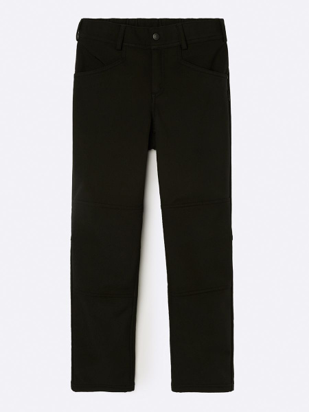 Брюки Мальчики Lassie черный Softshell, размер 122 Демисезон Китай купить c доставкой на OZON по ...