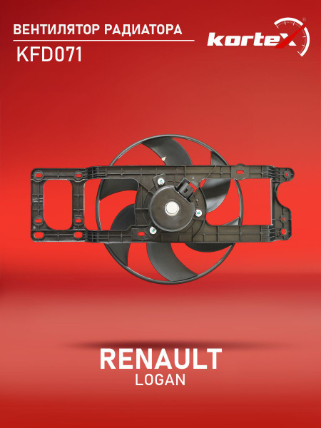 Вентилятор радиатора Renault Рено Clio Kangoo Logan Логан Symbol 85712 ...