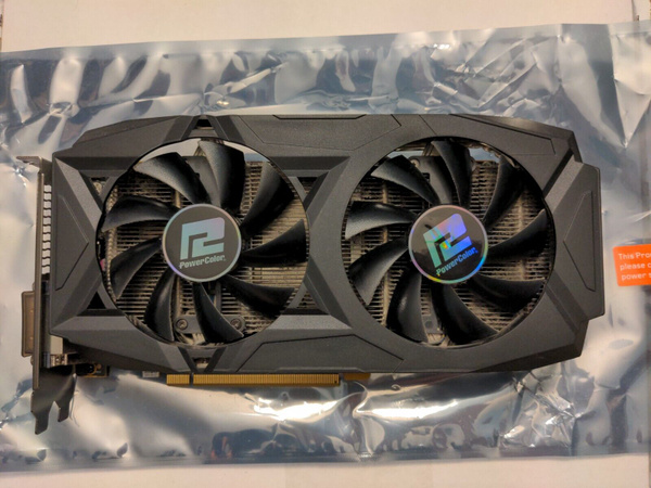 Видеокарта PowerColor Radeon RX 580, 4 ГБ PCI Express 4.0 DVI-D ...