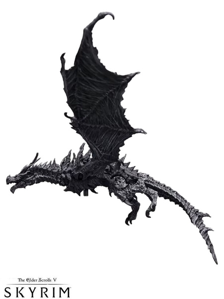 Фигурка "The Elder Scrolls : Skyrim" гигантский дракон Алдуин 25cm купить на OZON по низкой цене ...