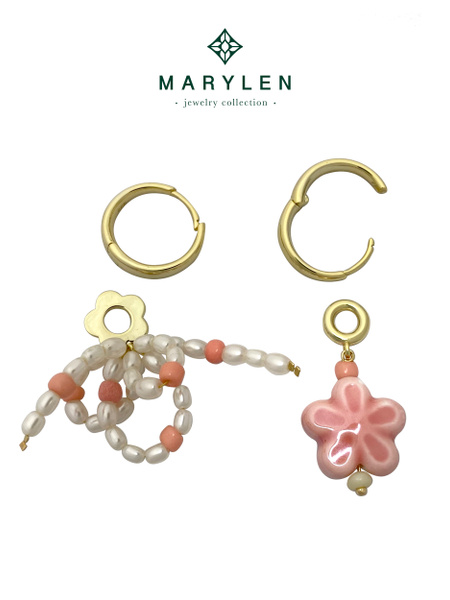 MARYLEN Серьги асимметричные купить на OZON по низкой цене (2699578427)