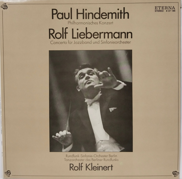 Paul Hindemith. Rolf Liebermann - Rundfunk-Sinfonie-Orchester Berlin ...