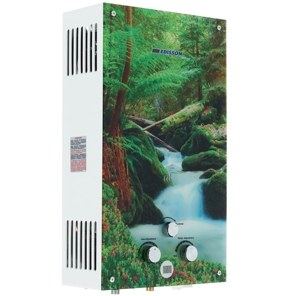 Водонагреватель газовый Edisson F 20 GD (Лес) купить на OZON по низкой цене (2834567378)