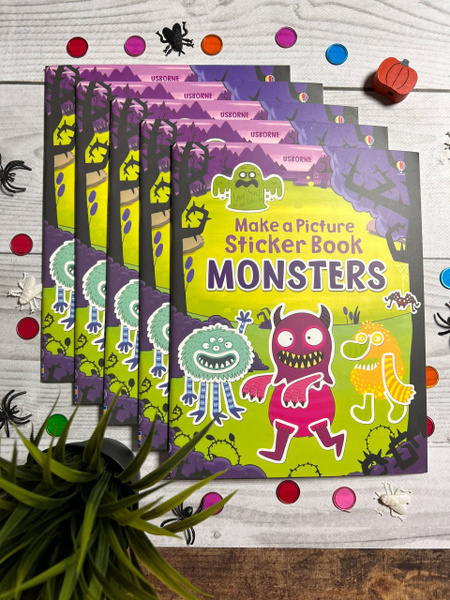 Usborne,Make a Picture Sticker Book:Monsters купить на OZON по низкой ...