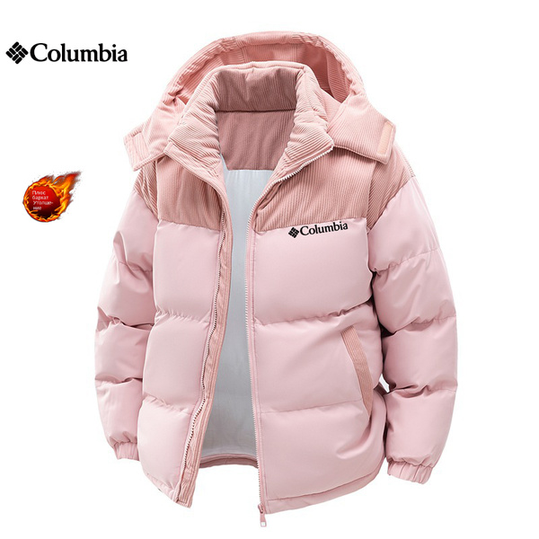 Куртка Мужской, Женский Columbia Бахрома розовый с отворотом Полиэстер ...