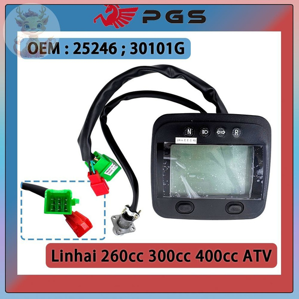 ЖК-Спидометр Тахометр Для Linhai Bighorn 260cc 300cc 400cc ATV 30101G ...