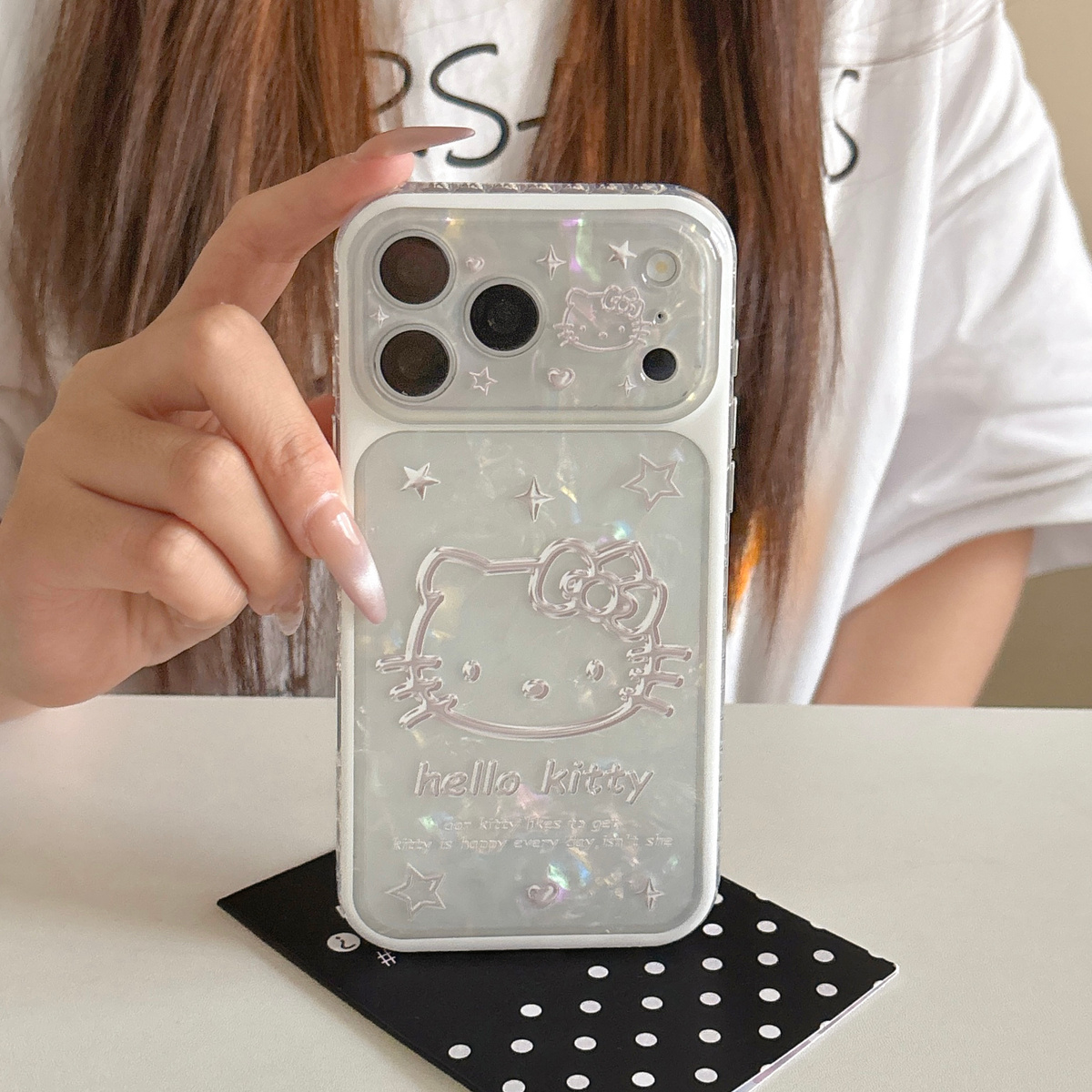 Чехол для телефона iPhone 17 Pro Max с рисунком Hello Kitty купить на ...
