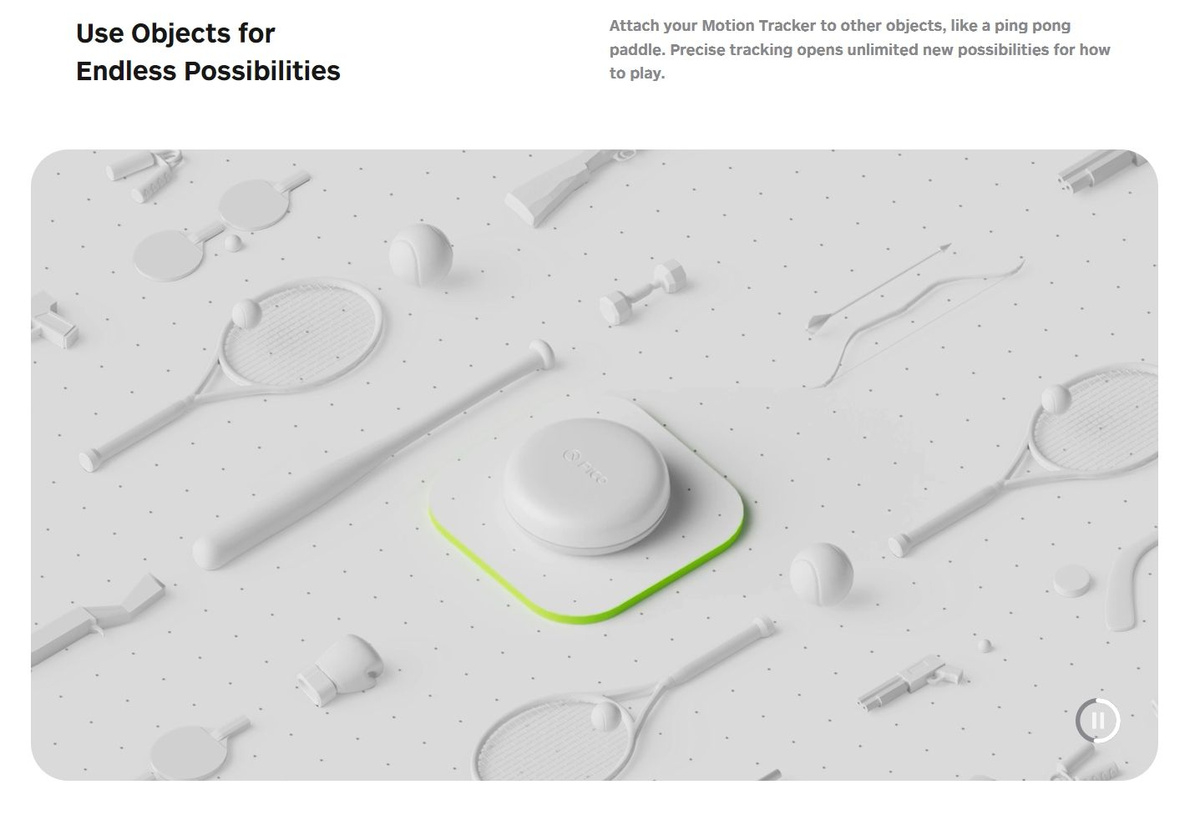 PICO Motion Tracker Носимые виртуальные устройства для спорта. парочка ...