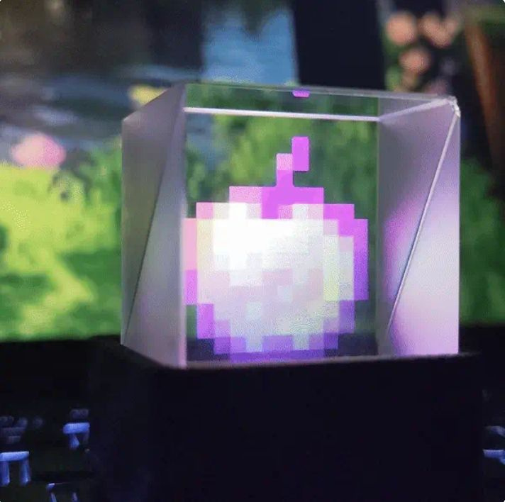 Cyber Cube, Голографический куб GeekMagic Mini WiF с настольными часами ...