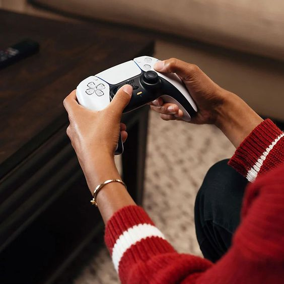 Беспроводной геймпад Dualshock 4 в корпусе DualSense для PS4 / PS5 / ПК ...