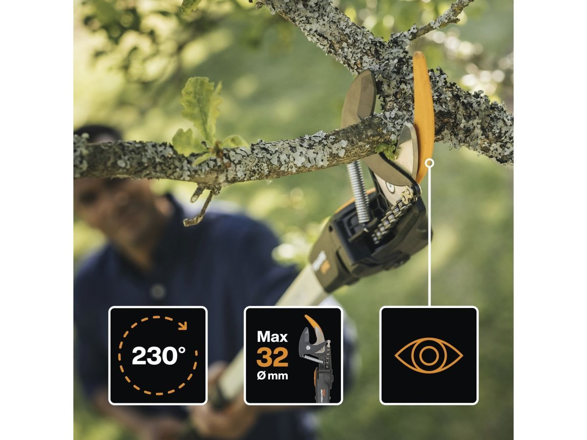 Сучкорез садовый FISKARS UPX82 PowerGear - универсальный высоторез для ...