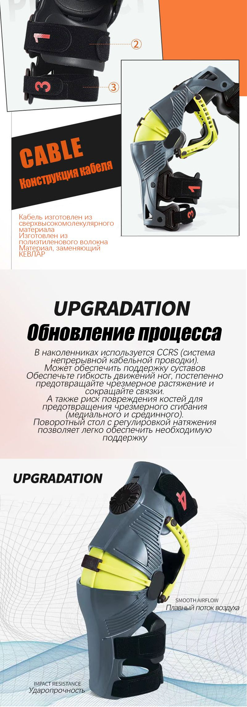 T-protect Защита колен, размер: S, цвет: желтый купить c доставкой на ...