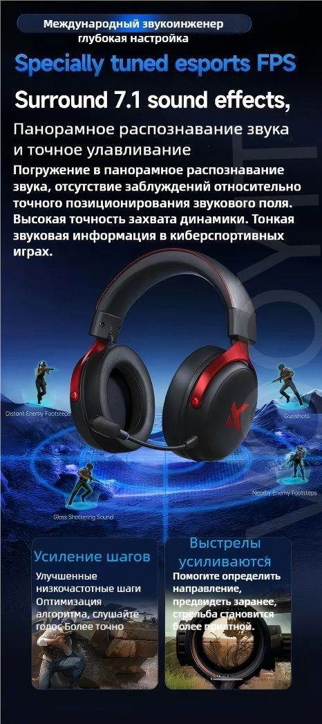 Полноразмерные Полноразмерные MCHOSE V9 PRO Проводное + беспроводное V9 PRO Black Red(1) купить ...