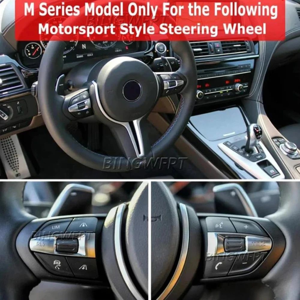 Рулевое колесо Cruise Control Кнопка Переключатель Для BMW M sports 1 3 ...
