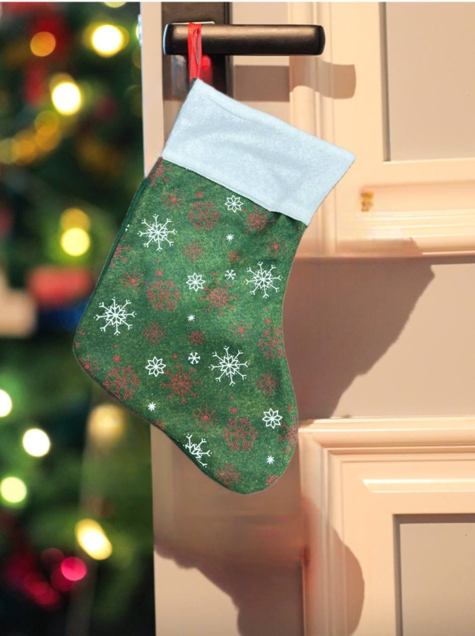 Новогодний Носок для Подарков купить c доставкой на OZON по низкой цене ...