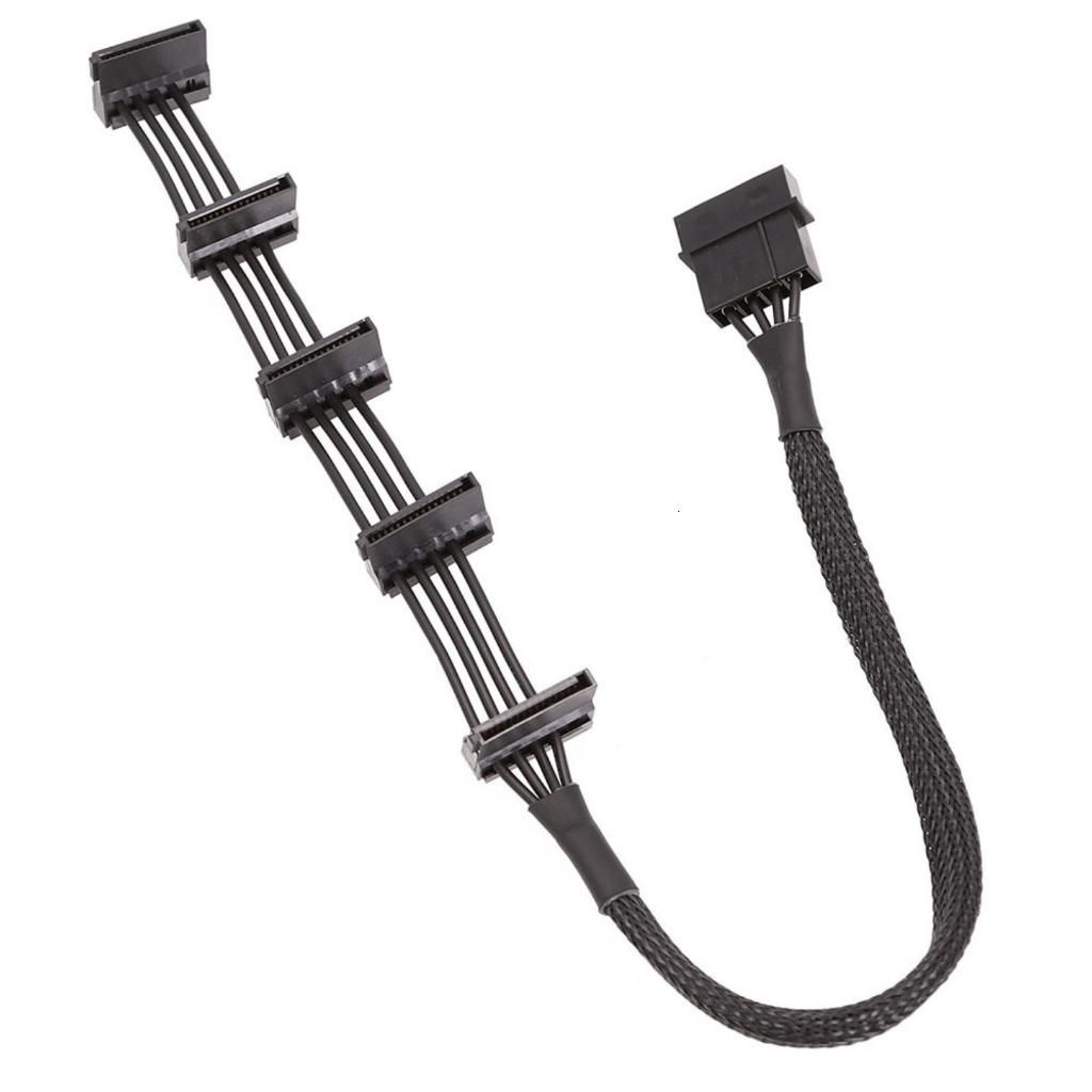 15Pin Male к 5 Port 4Pin Female IDE разветвитель питания купить на OZON ...