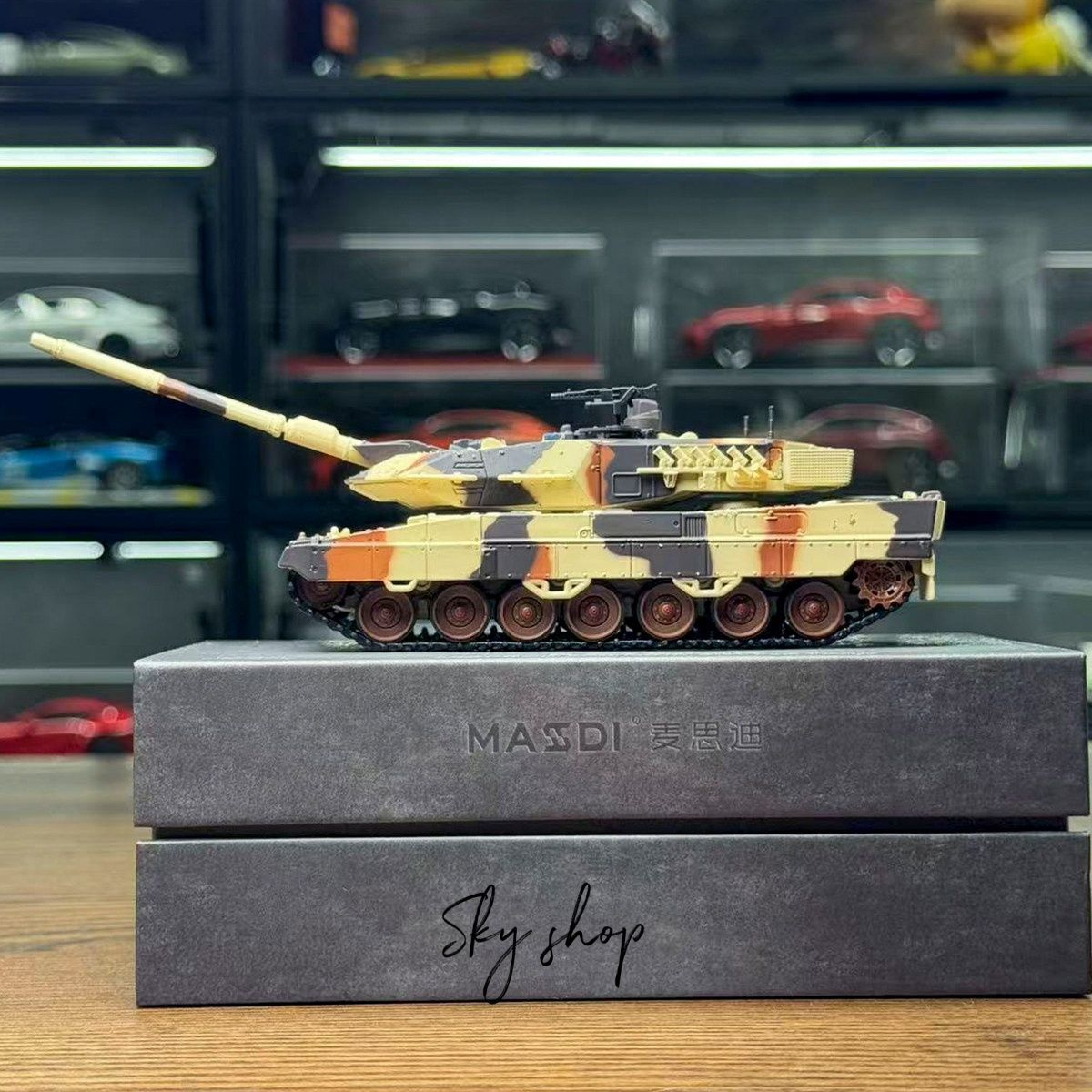 MASDI 1:64 Leopard 2A6 Main Battle Tank модель танка металлическая ...