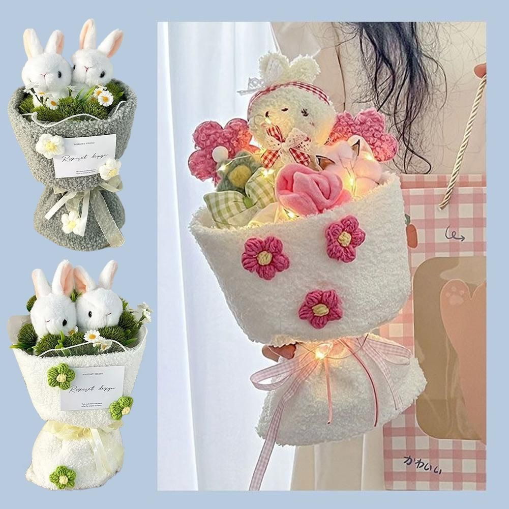 Плюшевый букет кролика Cinnamoroll для девочек на День святого ...