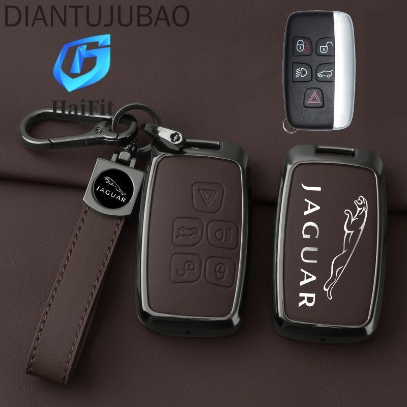 Кожаный чехол для ключа автомобиля для Ягуар Jaguar XF XJ XE XJL XFL ...