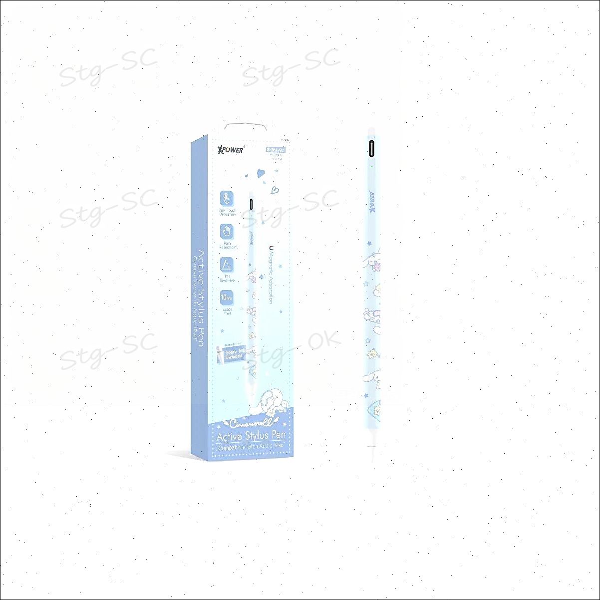 Стилус XPower ST6 Magnetic Active Stylus Pen Compatible with Apple iPad ...