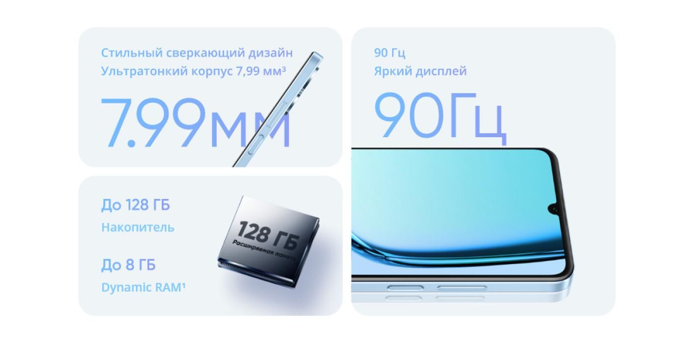 Смартфон realme RMX3834 (Note 50) 128 ГБ - купить по выгодной цене в ...
