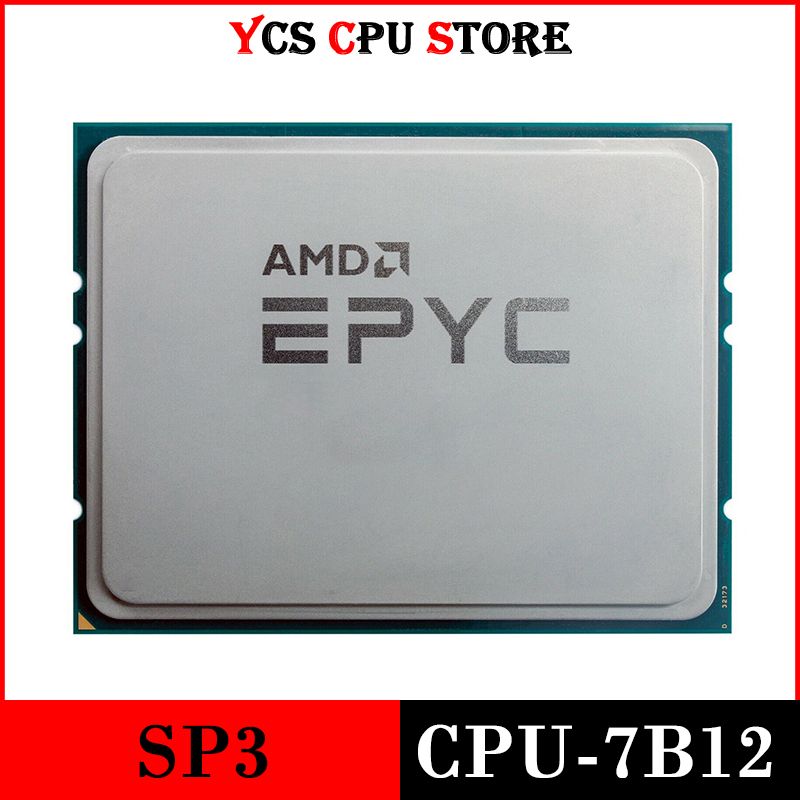 Серверный процессор AMD EPYC, OEM (без кулера), 64 яд., 2.25 ГГц 7B12 ...