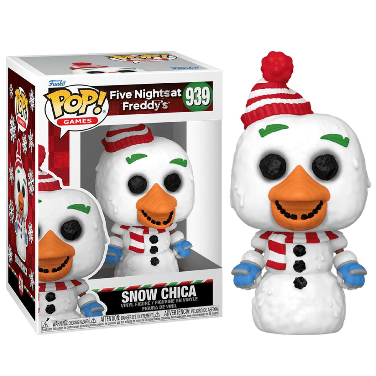 Фигурка Funko Pop! Fnaf: Five Nights at Freddy's: Chica Holiday Snow ...