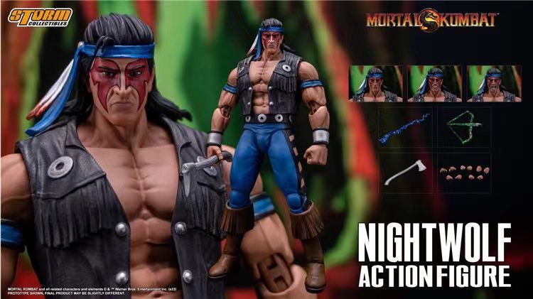 Storm Toys Mortal Kombat Nightwolf DCMK16 Action Figure Игровая модель ...