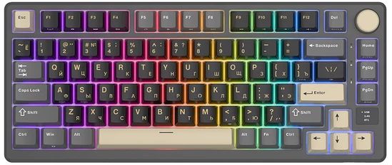 Клавиатура Royal Kludge RK-M75 Phantom (Brown switch) купить на OZON по ...