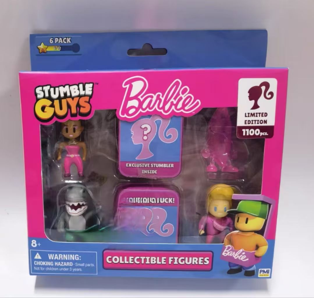 Stumble Guys x Barbie,Deluxe Box 6er Set,которую стоит ...