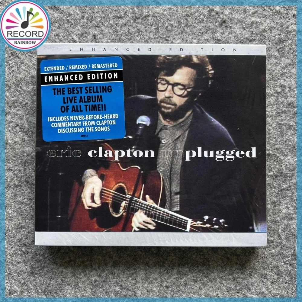 Eric Clapton Unplugged Deluxe 2CD Совершенно новый Запечатанный Альбом ...