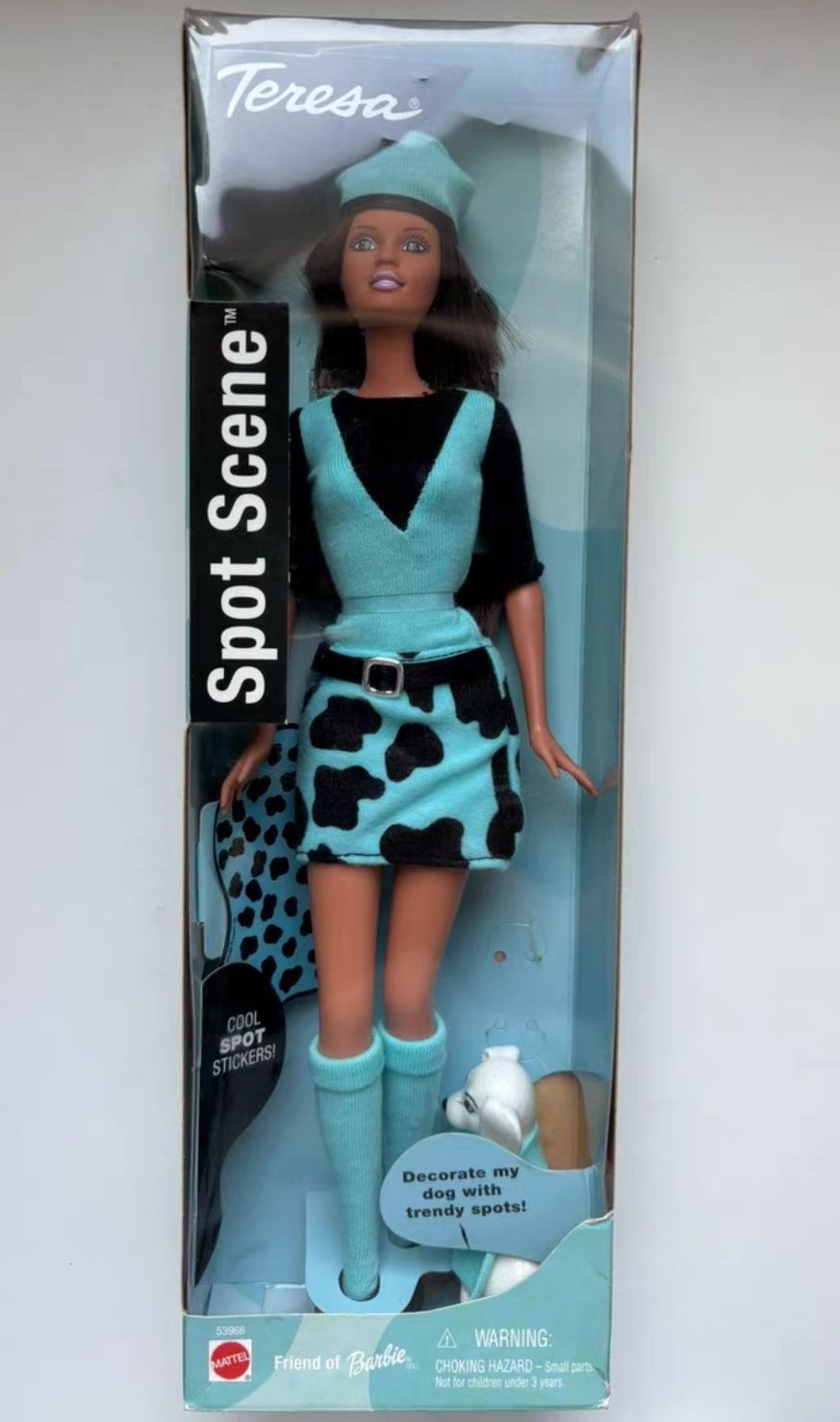 Barbie Spot Scene Teresa 2001 Голубая пятнистая Барби купить на OZON по ...