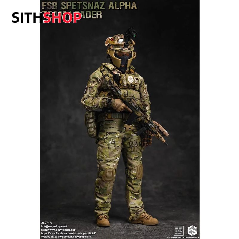 Фигурка Easy&Simple 26071R FSB SPETSNAZ ALPHA Team Leader 1/6 Action ...