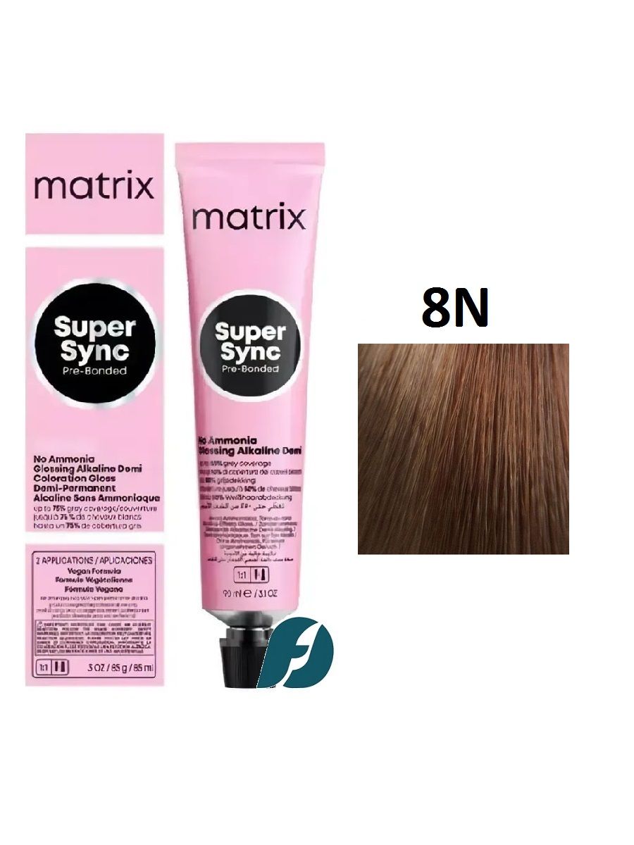 Matrix SoColor Super Sync 8N Краситель для волос тон-в тон Светлый ...
